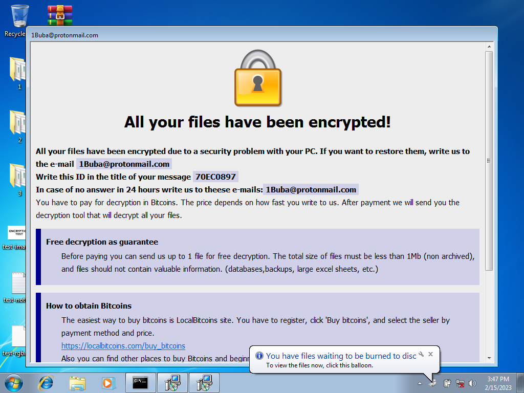 Proven Data - Free Ransomware Identification Service